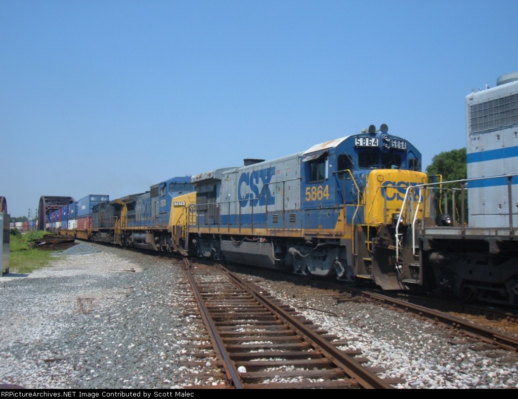 CSX 5864, 7874 & 46